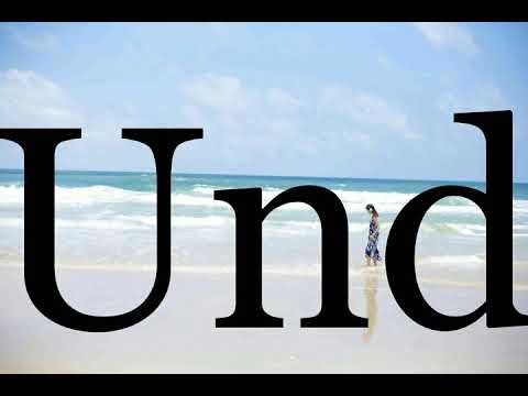 How To Pronounce Und๐๐๐๐๐๐Pronunciation Of Und