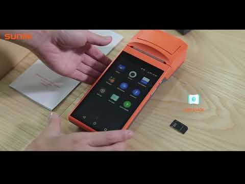 Sunmi V1S | Máy Pos Cầm Tay Sunmi V1S (CPU MT6580, Android OS, Cảm ứng ...