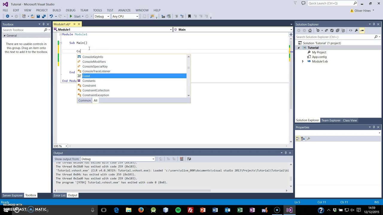 VB.Net Console Tutorial For Begginers