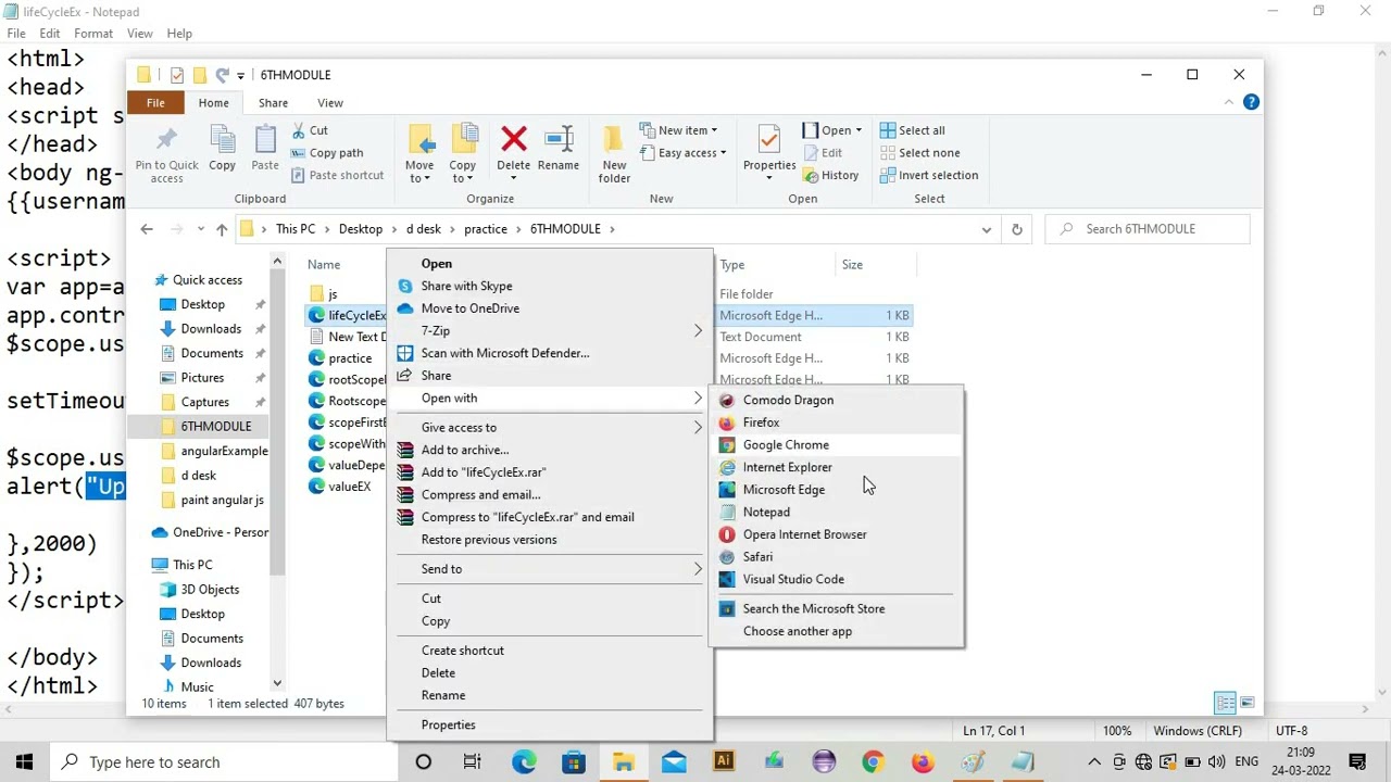 scope lifecycle of angular js Example