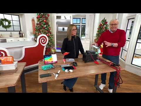 HALO Bolt Jump Starter with Detachable Power Bank & Flashlight on QVC
