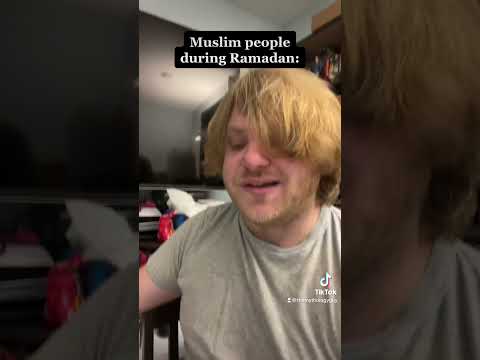 Muslim people during Ramadan