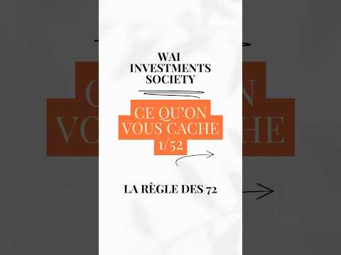 🔥Votre Livret A vous RUINE ! LA RÈGLE DES 72