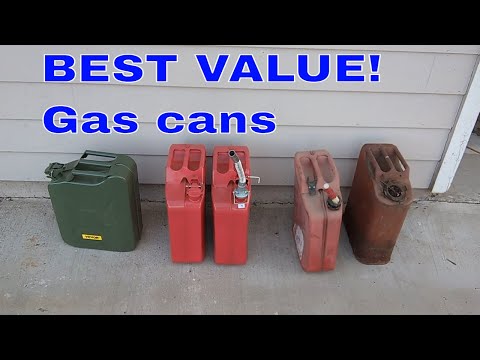 Metal gas cans RULE...... Vevor gas can review Jerry cans done right
