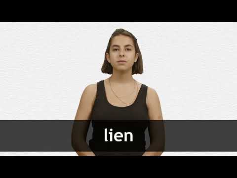 How to pronounce LIEN in French