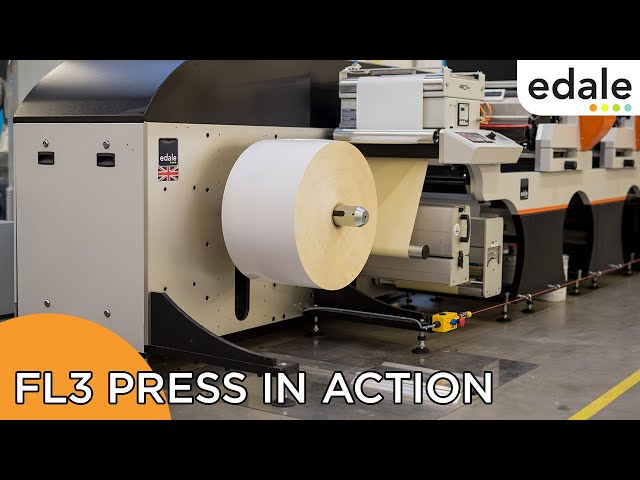 Used Flexo Printing Machine - Used Edale Beta 330 Flexographic Label ...