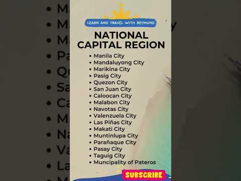 National Capital Region (NCR), Philippines #NCR #MetroManila #ManilaMetro