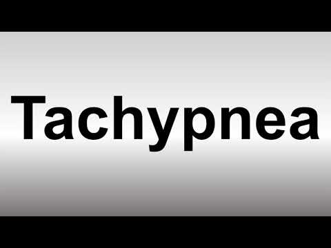 How to Pronounce Tachypnea