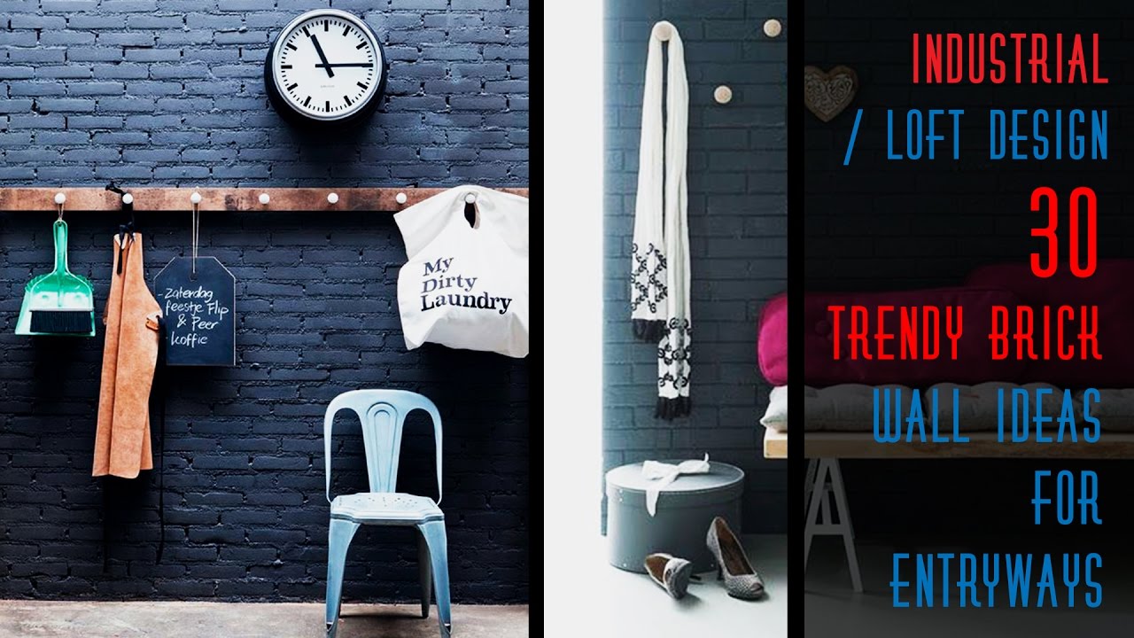 30 Trendy Brick Wall Ideas For Entryways