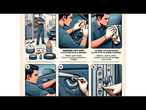 How to Detail Car Door Jambs and Hinges - Rosie Dazzlers Mobile Auto Detailing