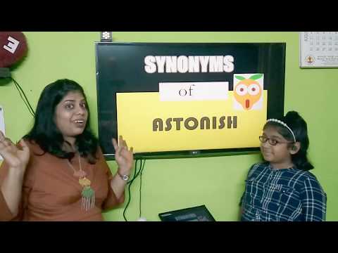 Synonym of astonish -             KK English Room