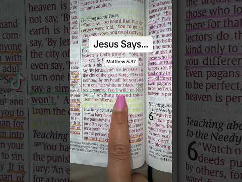 Matthew 5:37