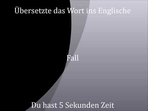 Fall | deutsch - englisch