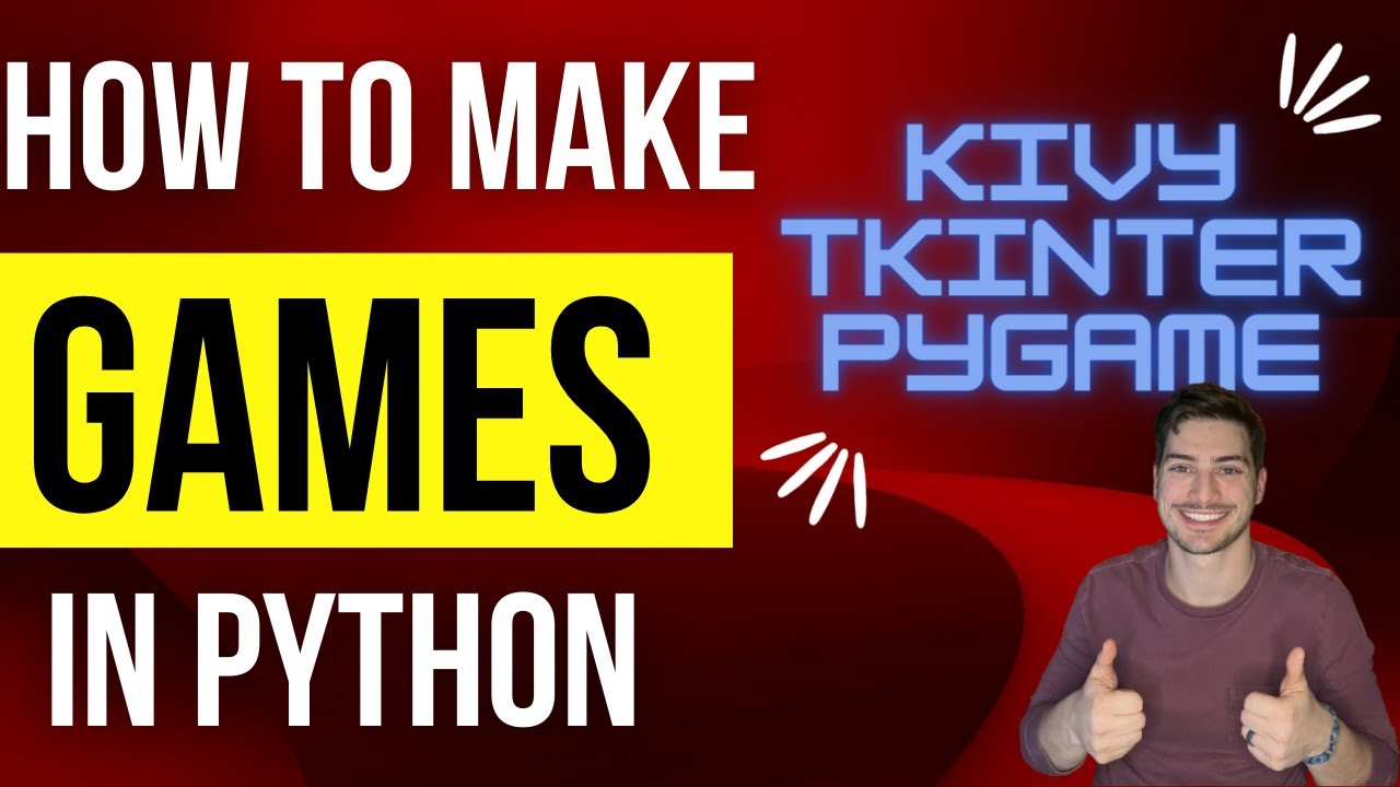 How to Make a Game in Python: Tkinter, Pygame, and Kivy Comparison and Tutorial!