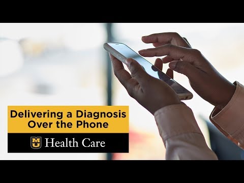Delivering a Diagnosis Over the Phone (Jane McElroy, PhD)