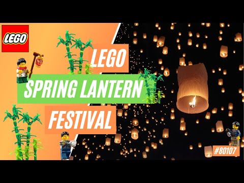 LEGO Spring Lantern Festival and Sky Lantern Lights!