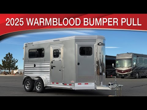 2025 Cimarron Norstar Warmblood 2 Horse Straight Load Bumper Pull