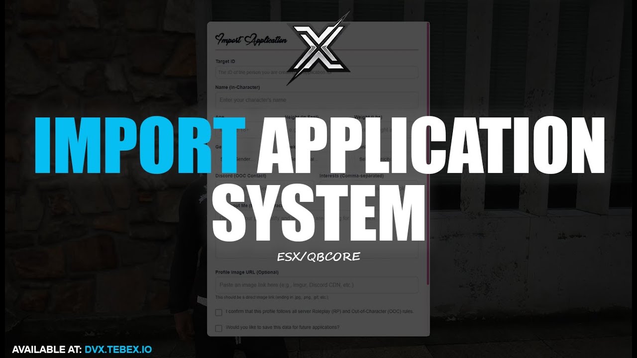 [ESX/QBCORE] FREE Import Application System | Fivem Script | DevX