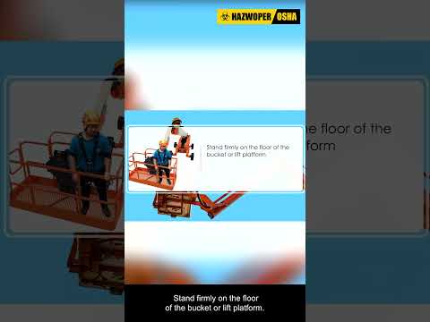 STOP Using Aerial Lifts Incorrectly #shorts #workplacesafety