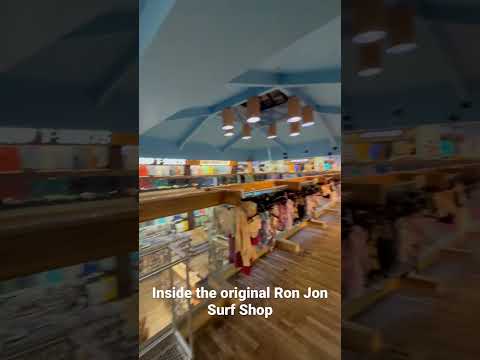 Inside the original Ron Jon Surf Shop. The first shop is here in Cocoa Beach. #cocoabeach