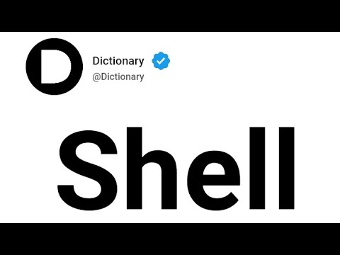 Shell Meaning In English