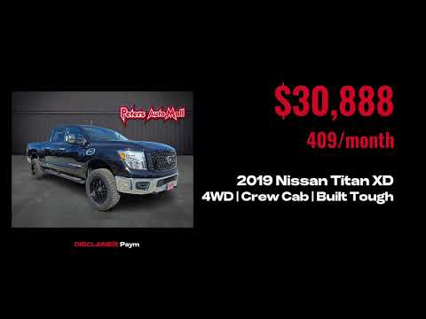Test Drive this 2019 Nissan Titan XD