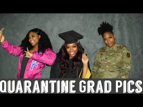 How I Took My QUARANTINE GRADUATION PICTURES | YA GIRL IS A GRADUATE ππΎ