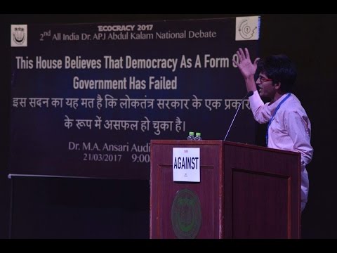 Hindi Debate on Democracy (Loktantra): Laxman Bishnoi Lakshya