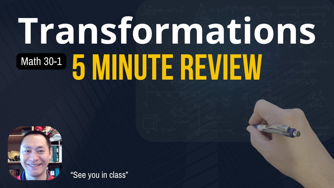 Math 30 -1 A review of Function Transformations: What you need to know