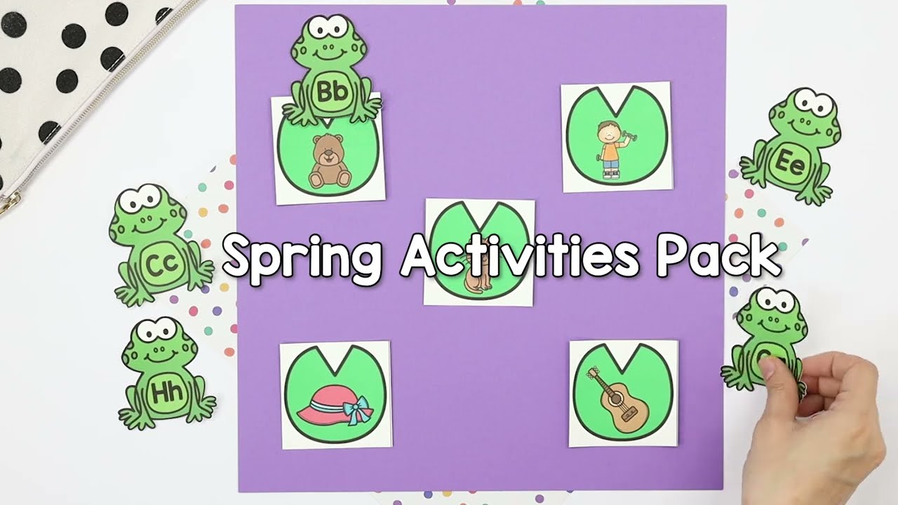 Spring Activities Pack For Preschool