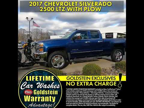 2017 Chevrolet Silverado 2500 LTZ 4WD Stk 23HC8B Used Truck with plow