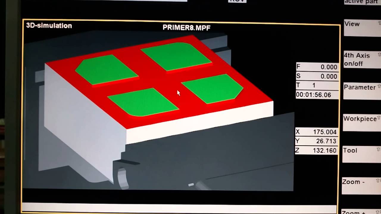 CNC MILLING MACHINE - 3D SIMULATION AND G CODE
