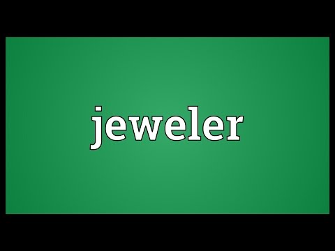 Jeweler Meaning