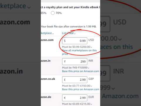 How to make your ebook free on Amazon KDP