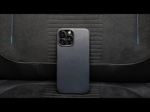 iPhone 13 Pro Max Official Leather case Review *Midnight