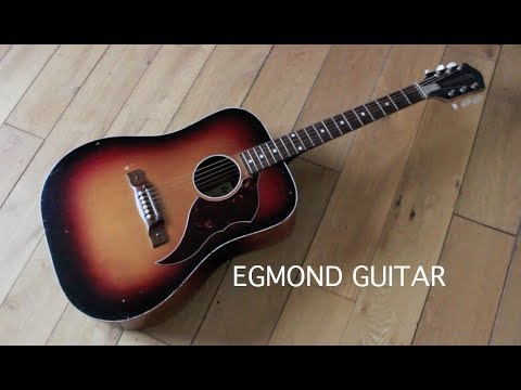 Egmond Electro-Acoustic guitar 60s - 70s - Natural | Reverb UK
