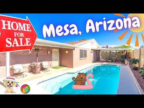 AFFORDABLE Mesa Arizona Home with PRIVATE POOL For Sale | Mister Rogers Homes