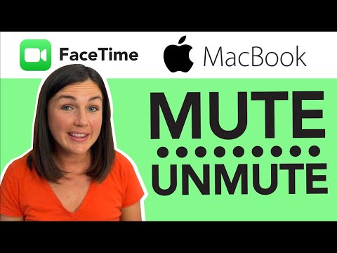 FaceTime: How to Mute Yourself or Turn Off Your Microphone on a Macbook Laptop or Computer