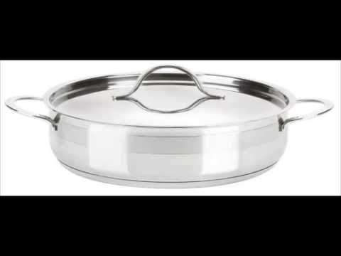 Cool Kitchen Pro Stainless Steel 8 Quart Rondeau with Lid