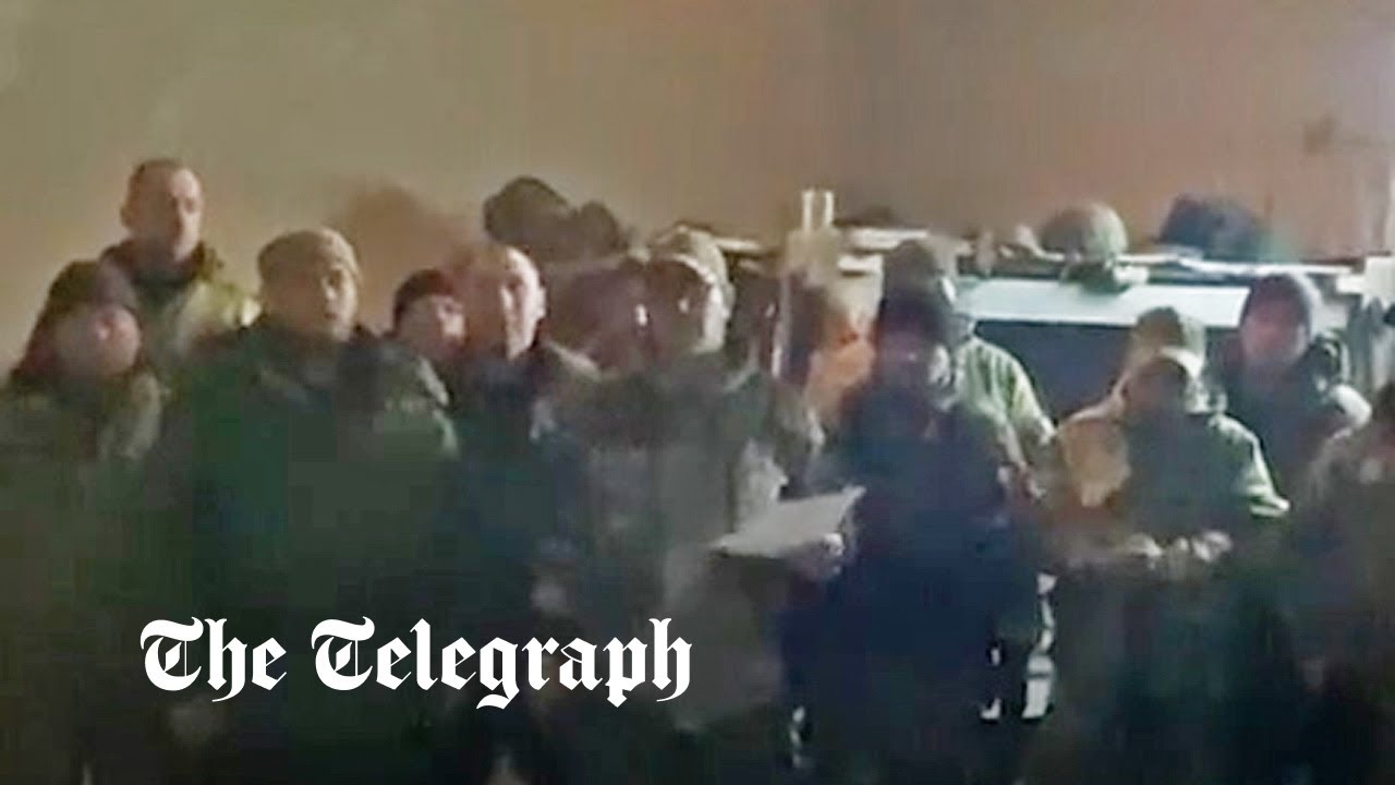 Watch: Angry Russian soldiers refuse orders to go into battle