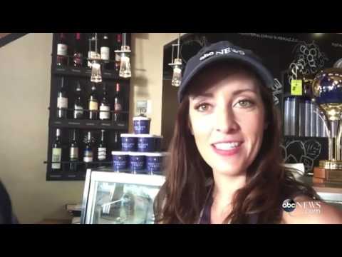 ABC News Features Gran Caffe L'Aquila Gelato for DNC & finds a connection with the Eagles