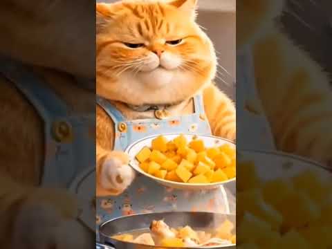 Fat Orange Cat and Jaguar 💔 #funny #fypシ゚viral #shortvideo #chubbyorangecat #funnycats #orangecat