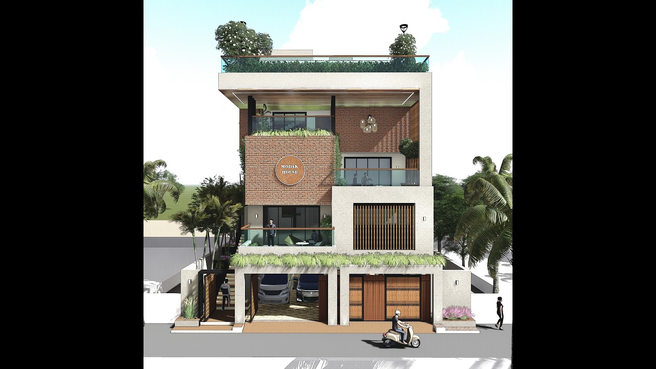 Proposed Residence of Modak Family at Alankar Society, Pune.