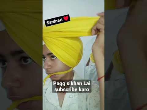 Mix wattan pecha wali pagg ♥️#punjabi#shorts#viral#Unique turban.