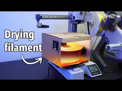 How to turn Bambu Lab A1 Mini 3D printer into a Filament Dryer