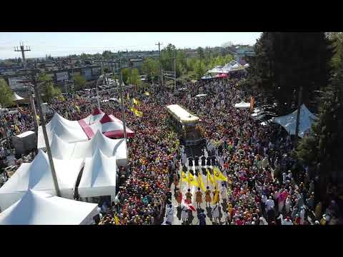 Vaisakhi Surrey Nagar Kirtan 2024 | Drone | Canada