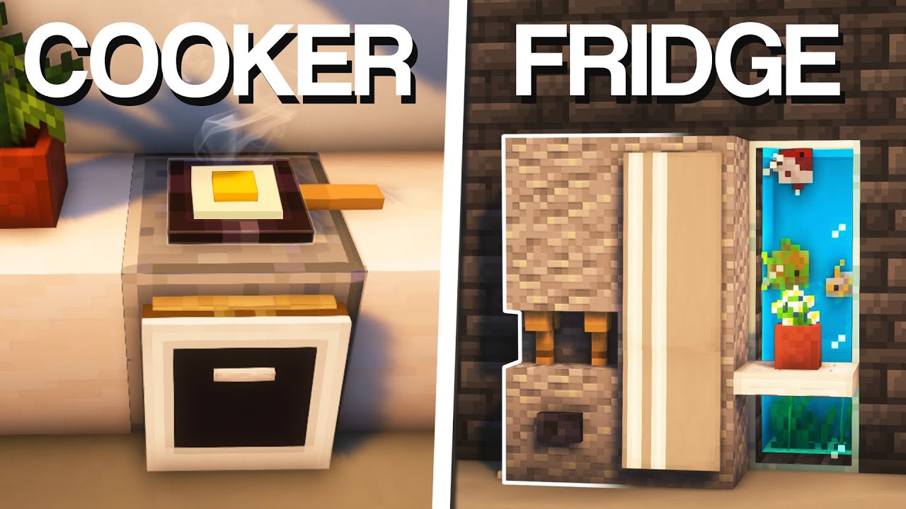 Minecraft: 10+ Kitchen Build Hacks & Ideas!
