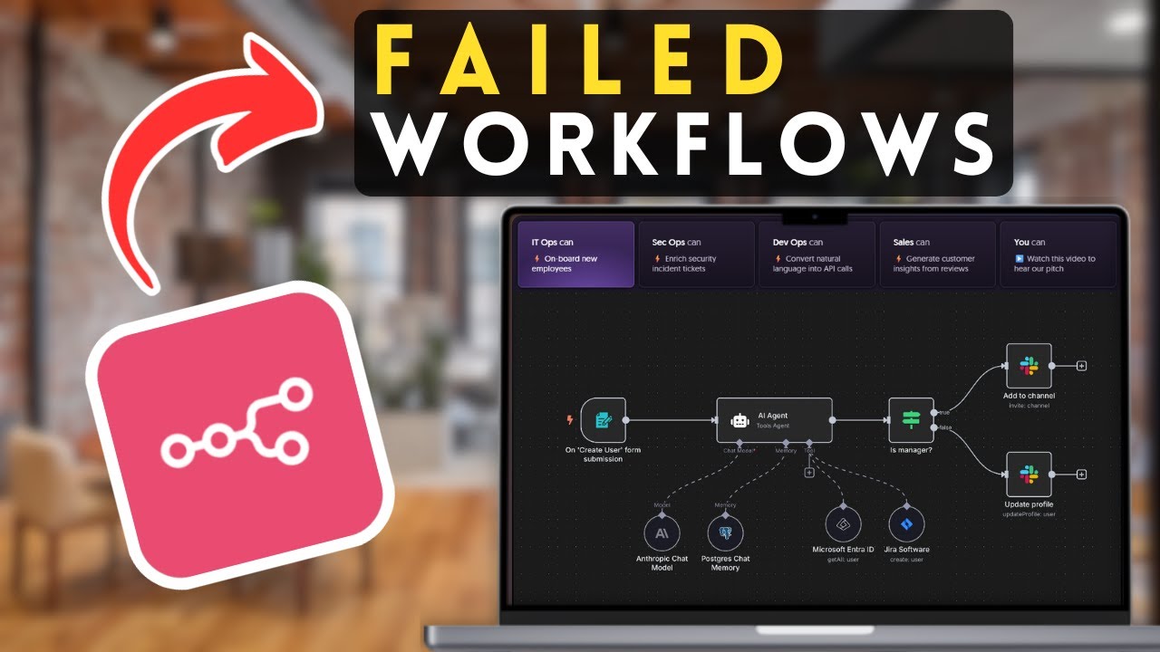 How to Retry Failed Workflows in n8n | n8n Tutorial (2025)