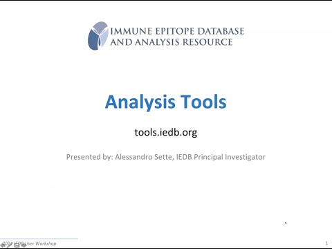2021 User Workshop – 1.8 – Analysis Tools & Q&A