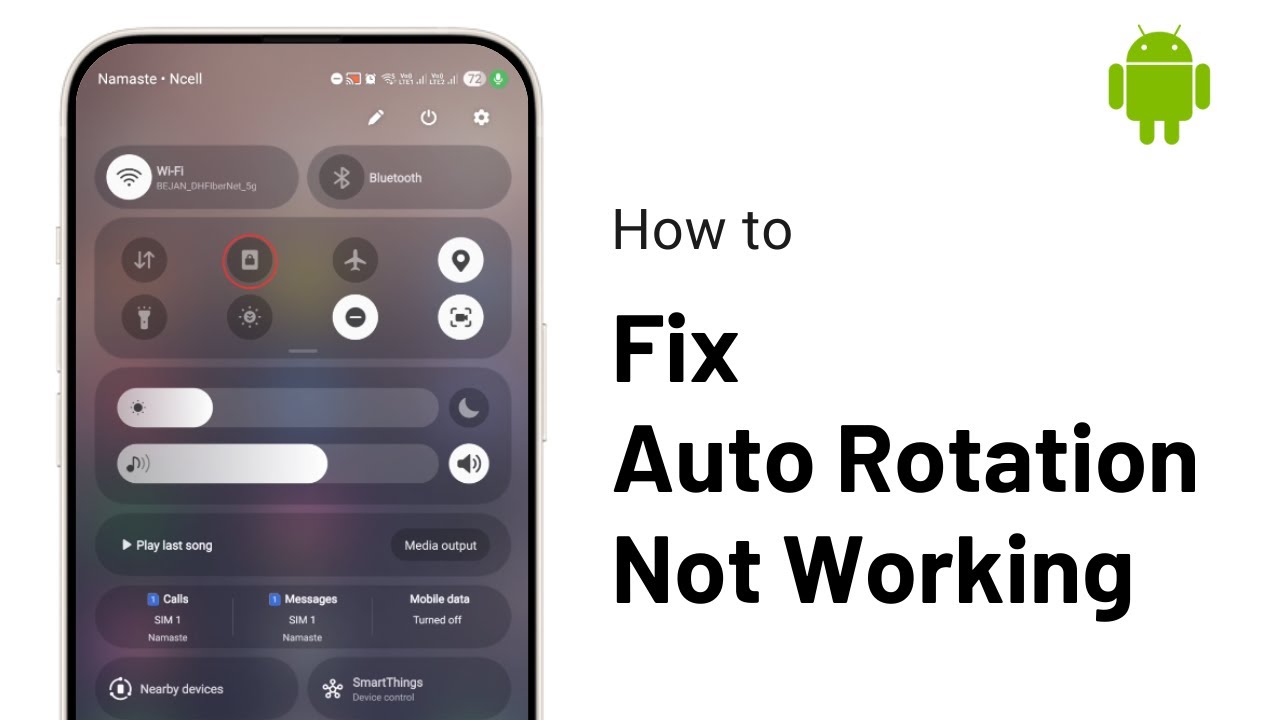 How to Fix Screen Rotation Not Working on Android